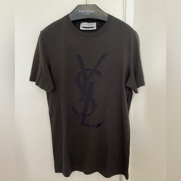 Yves Saint Laurent | Shirts | Authentic Yves Saint Laurent Mens Logo ...